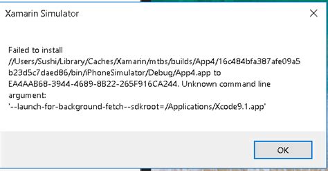 Xamarin How To Simulate IOS Background Fetch Using Visual Studio 2015