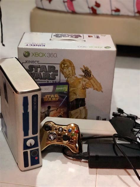 Xbox 360 Star Wars Limited Edition Console + Kinect + Star Wars Game ...