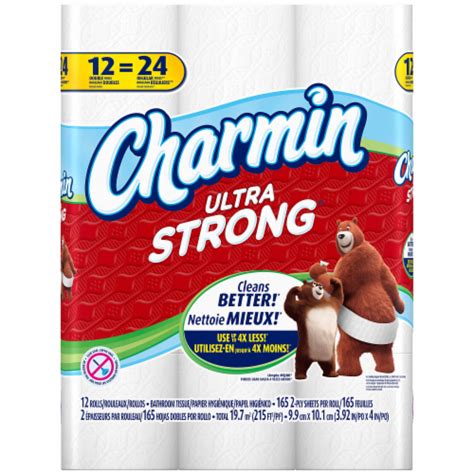 Charmin Ultra Strong Double Roll Bath Tissue 12 Rolls Kroger