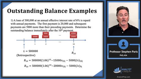 Outstanding Balance Examples Soa Exam Fmmodule 3 Section 2 Part 2 Example 2 Youtube