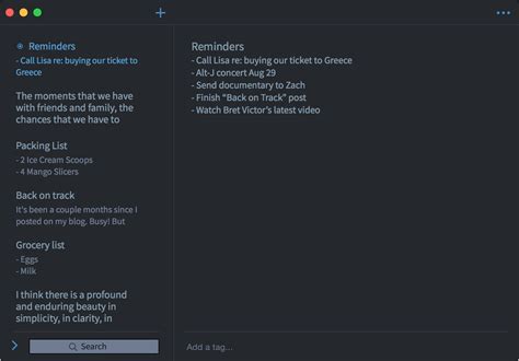 Dark Theme Now Available For Mac App Simplenote