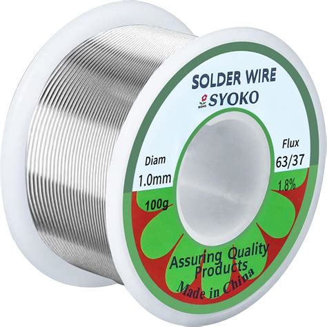 SYOKO 60 40 Tin Lead Rosin Core Solder Wire For Electrical Soldering