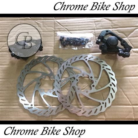 Jual High Quality Rem Cakram Disc Brake Mekanik Satu Set Sepeda Merk