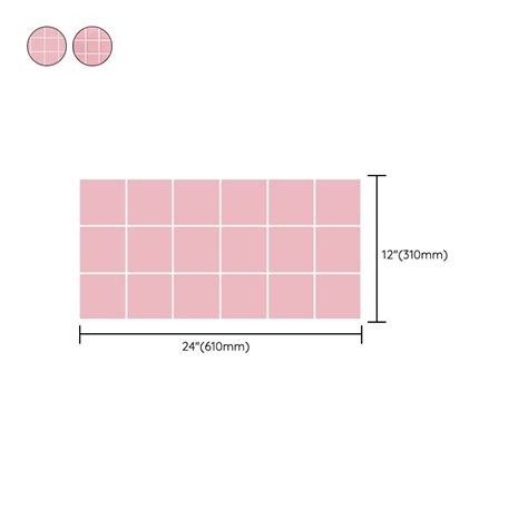 Indoor Wall Tile Grid Pattern Rectangle Living Room Wall Tile Clearhalo