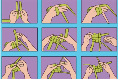 Cara Mudah Membuat Ketupat Dari Daun Kelapa Berikut Resep Opor Ayam