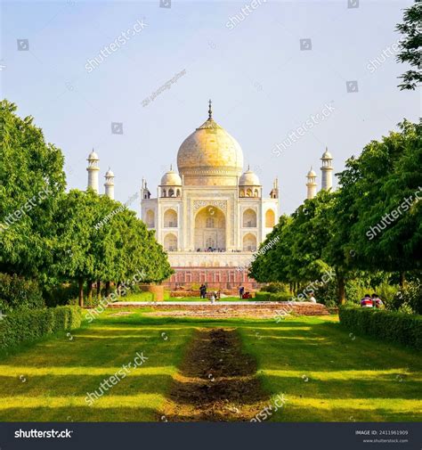 Mughal Magnificence Cultural Legacy Taj Mahal Stock Photo 2411961909