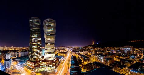 Reynaers Aluminium Glazing Wraps Walls Of The Axis Towers In Georgia