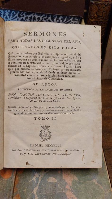 Sermones Para Todas Las Dominicas Del AÑo Cada Uno Contiene Por