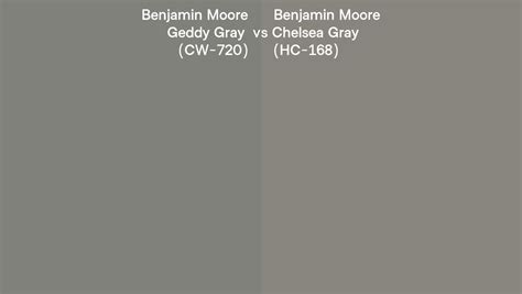 Benjamin Moore Geddy Gray Vs Chelsea Gray Side By Side Comparison