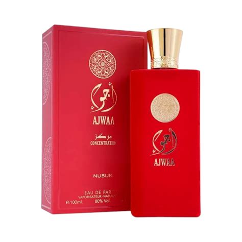 Perfume Unissex Nusuk Ajwaa Red Edp 100ml Fragrância Marcante E Duradoura