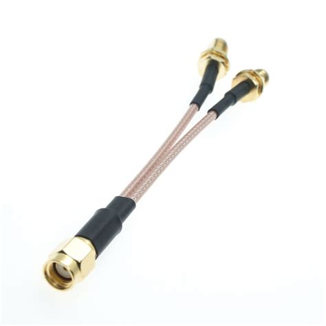 Rpsma Male To 2x Rp Sma Female Y Type Splitter Com Grandado