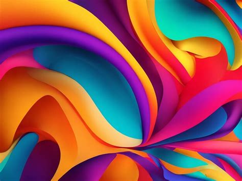 Premium Ai Image Colorful Dynamic Flow New Background Image