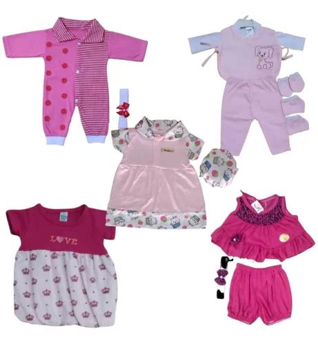 Lote Com 5 Roupinhas Para Bebê Reborn Tamanho P Mercadolivre