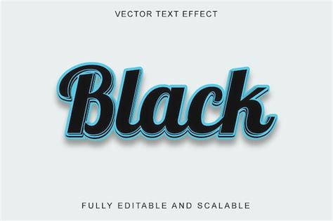 Estilo De Efecto De Texto Editable Vector Premium