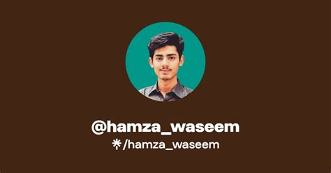 Hamzawaseem Twitter Instagram Linktree