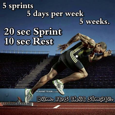 HIIT Sprint Sprints Days A Week Weeks Pimp Your Body PROJECT NEXT Bodybuilding