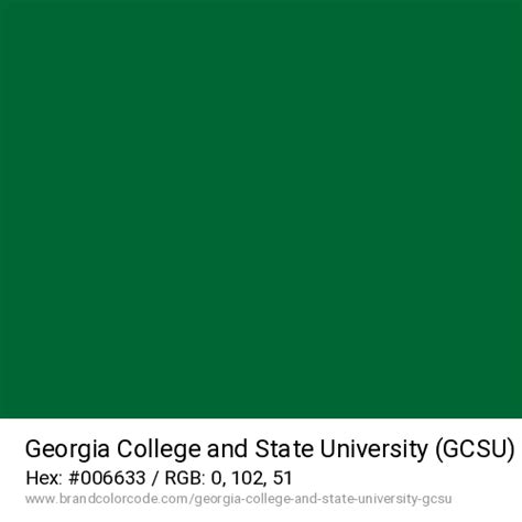 Georgia College And State University Gcsu Brand Color Codes Georgia College And State University Gcsu Brand Color Codes