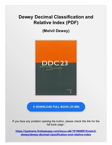 Ebook Dewey Decimal Classification And Relative Index By Melvil Dewey By Corwinjrag Issuu