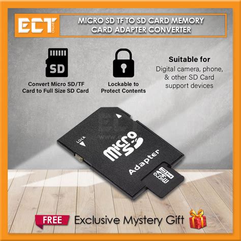Micro Sd Tf To Sd Card Memory Card Adapter Converter