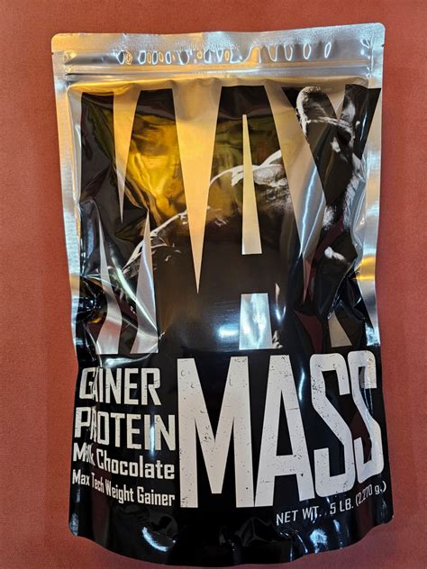 Max Mass ขนาดใหญ่ 5lbs สูตรเพิ่มกล้ามเนื้อ กล้ามเนื้อไวขึ้น1000