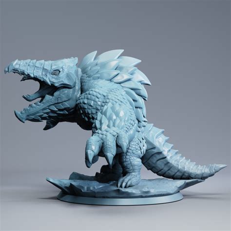 3d Printable Raiju Kaiju By Art Of V