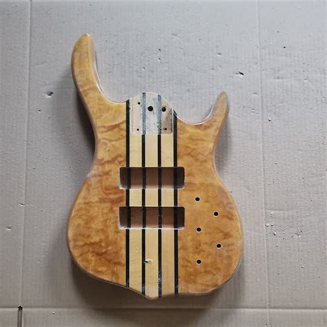 Quilted Maple Top Electric Bass Guitar Body Reverb