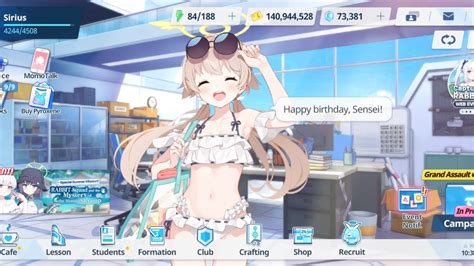 Swimsuit Hifumi Sensei Birthday Blue Archive Global Youtube