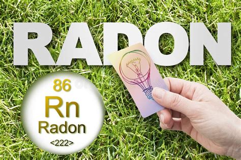 Radon Solution Concept Image The Natural Radioactive Gas That Comes