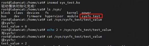 1 Sysfs接口 — 野火 嵌入式linux驱动开发实战指南——基于lubancat 全志系列板卡 文档