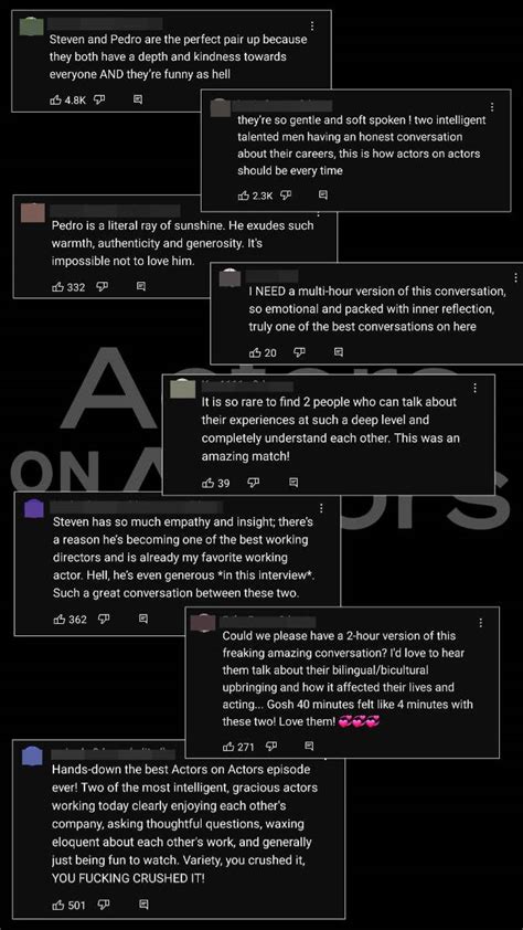 Pedro Pascal And Steven Yeun Get Candid On Actors On Actors