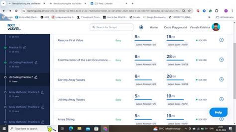 Vamshi Krishna G On Linkedin Day129 Ccbp Nxtwave Objects Json