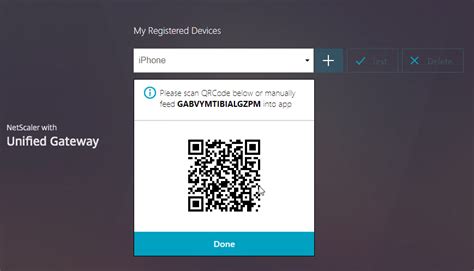 Native One Time Passwords Otp Netscaler Gateway 12 Citrix Gateway