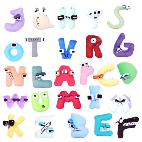 ตุ๊กตาตัวอักษรภาษาอังกฤษ Abc A Z ของเล่นเสริมการเรียนรู้ สําหรับเด็ก