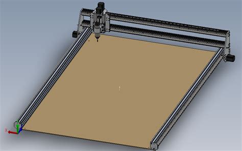 Cnc雕刻机模型 Solidworks 2019 模型图纸下载 懒石网