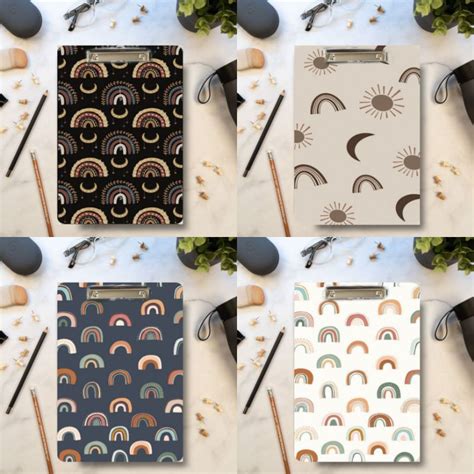 Jual Clipboard Papan Ujian Alas Ujian Papan Dada Papan Jalan Motif