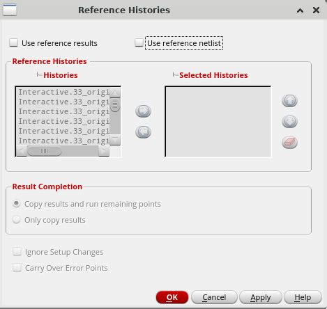 Adexl Reference Netlist New Runs Still Point To Old Netlist Even With Reference Netlist
