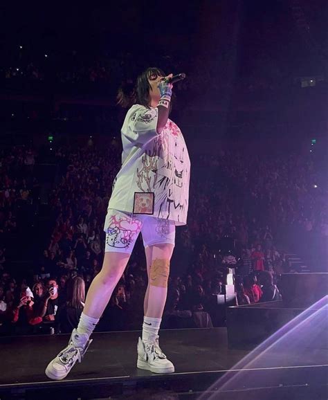 Billie Eilish Performing At The Vivint Arena In Salt Lake City Utah On