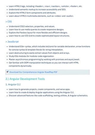 Angular Roadmap For Beginner Pdf By Scholarhat Pdf