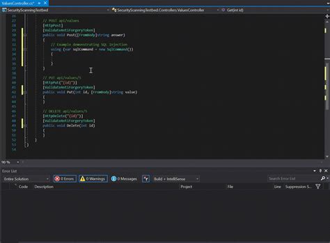 Hands Free Security Scanning Within NET Applications CodeProject