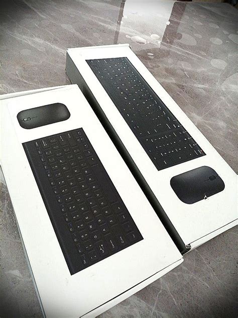 Seenda Wireless Rechargeable Keyboard And Mouse Set Silver White Keyboard Computers And Tech