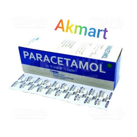 Jual Paracetamol Mef 500mg Tablet Obat Demam Panas Sakit Gigi Sakit Kepala Termurah Shopee