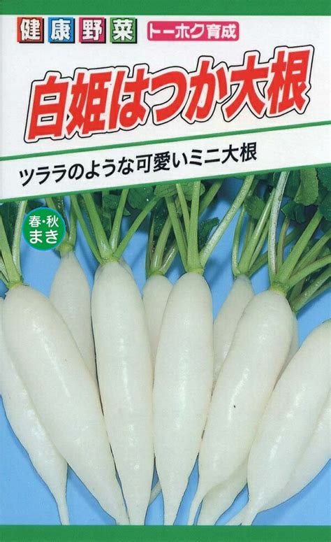 【楽天市場】【種子】白姫はつか大根 トーホクのタネ：ivy