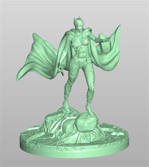 黑豹 娜吉雅3d打印模型黑豹 娜吉雅3d打印模型stl下载人物3d打印模型 Enjoying3d打印模型网
