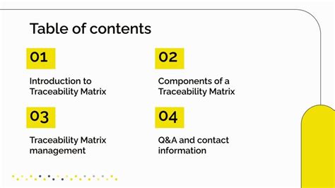 Traceability Matrix Google Slides And PPT