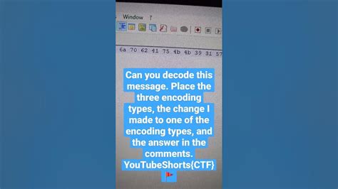 can you decode this message youtubeshorts{ctf} 🚩 cybersecurity