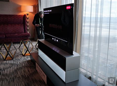 Lgs 65 Rollable Oled Tv R Boasts 100 Watt Dolby Atmos Speaker System