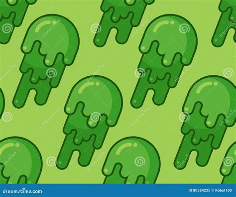 Snivel Ornament Snot Pattern Booger Background Stock Vector