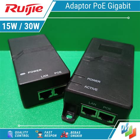 Ruijie Reyee Rg E 120ge Rg E 130ge Gigabit Poe Adapter Shopee Malaysia