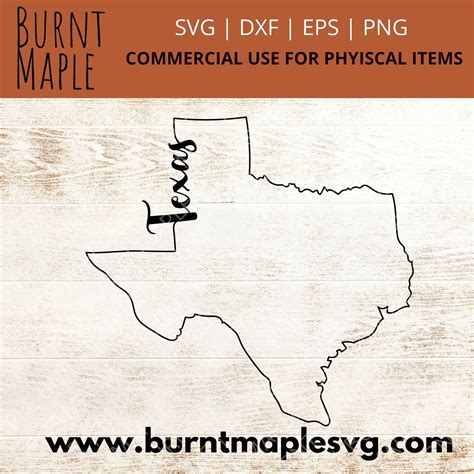 Texas Outline Svg Texas Map Svg Texas State Svg Texas Usa Texas Map Outline Digital