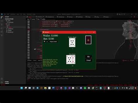 Github Nathaninbar Blackjack Pygame Black Jack Made In Pygame